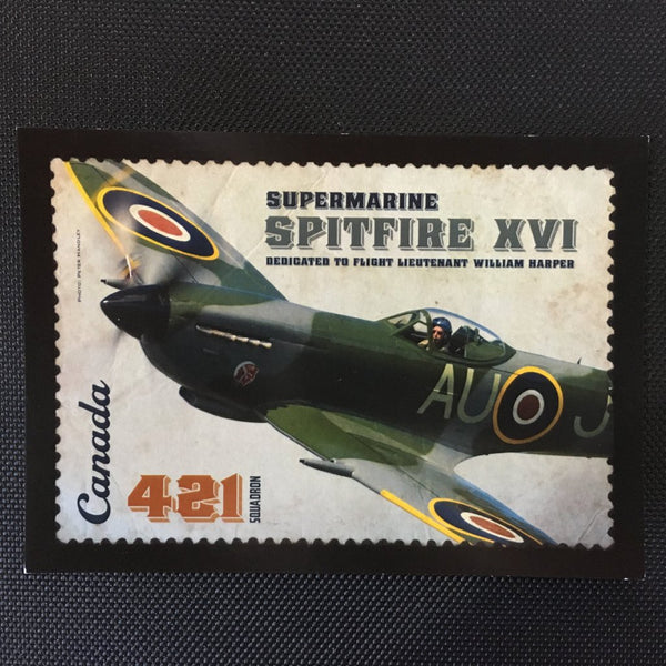 Supermarine Spitfire XVI Postcard – Vintage Wings of Canada Foundation